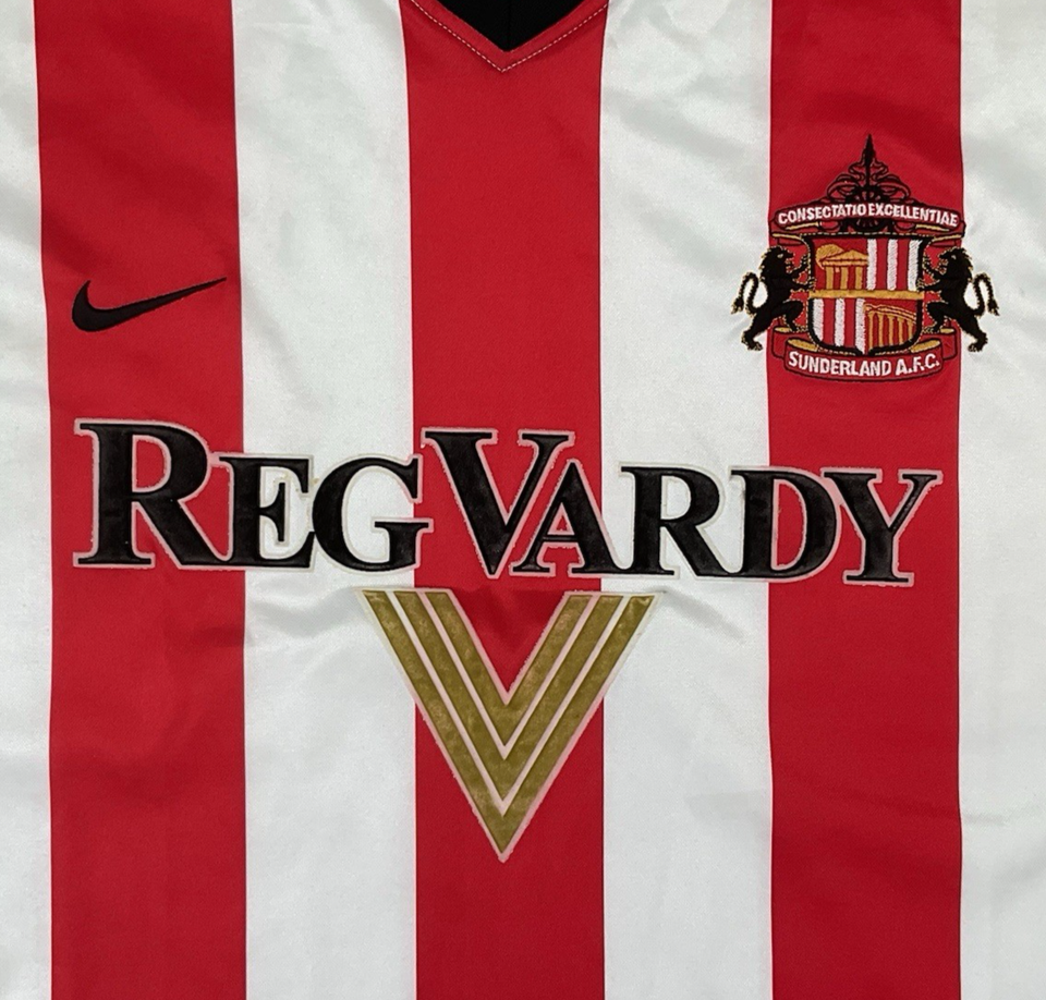 VINTAGE SUNDERLAND 2000-02 REG VARDY FOOTBALL SHIRT MEDIUM ADULT (V ...