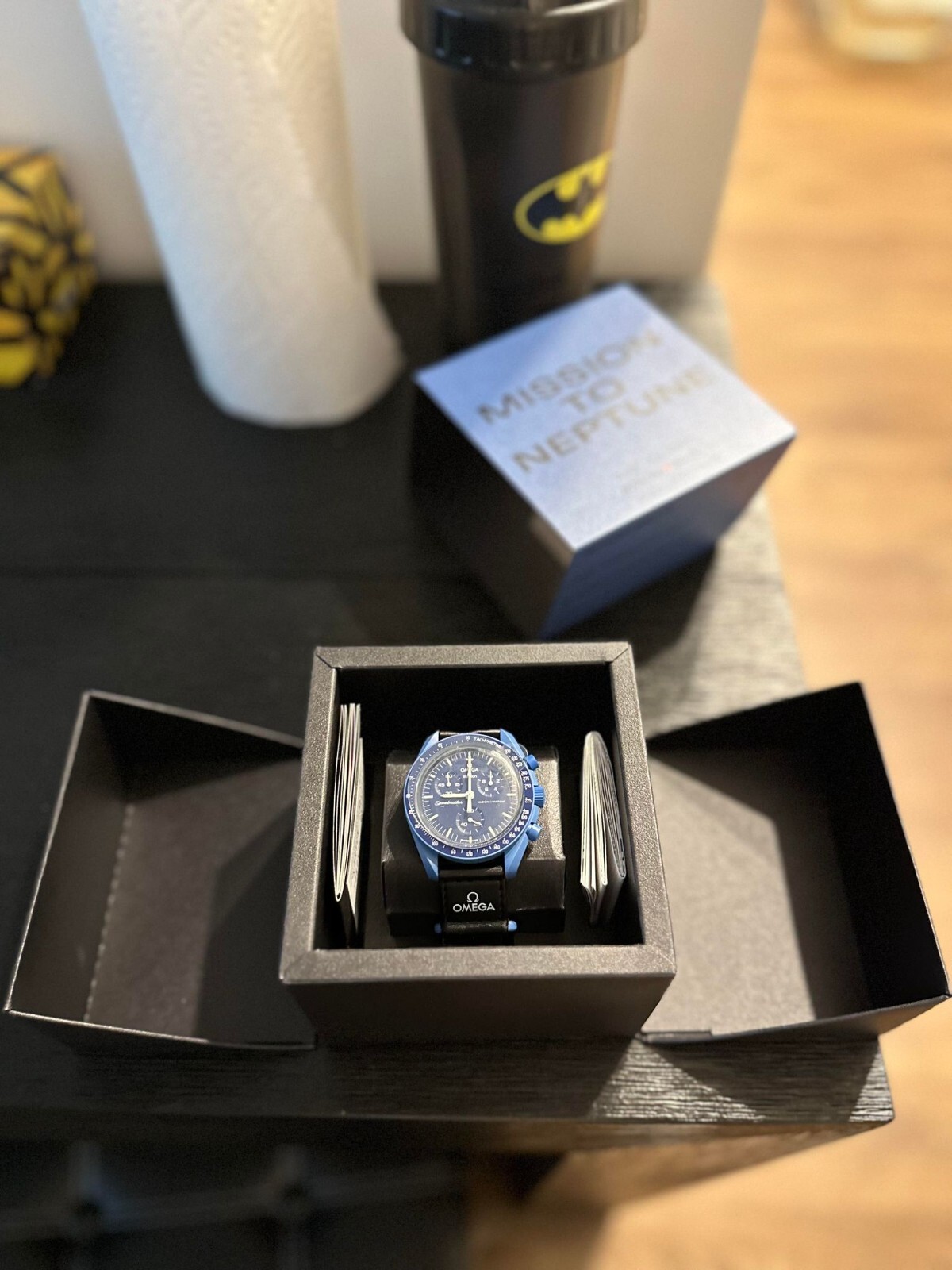 Swatch X Omega Mission To Neptune - Bioceramic Speedmaster Moonswatch ...