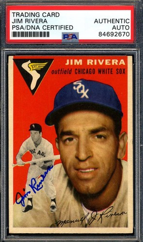 Jim Rivera PSA DNA Signed 1954 Topps Autograph | eBay