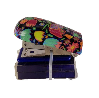 Floral Mini Pocket Stapler with Staples, Multicolor | eBay