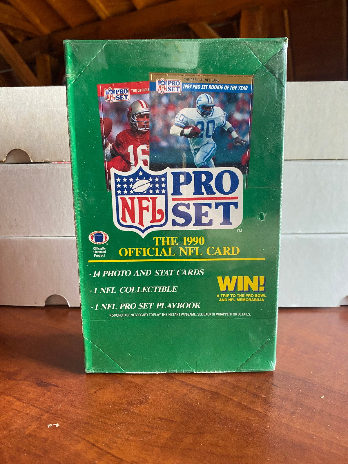 1990 NFL Pro Set Football Series 1 Wax Box 36 Packs Factory Sealed ...