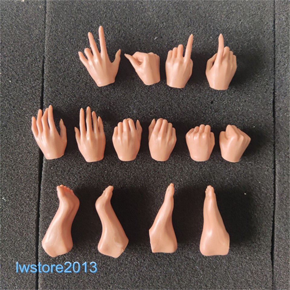 1:6 Scale Hands Foot Accessories For 12" Female PH TBL Action Figure ...