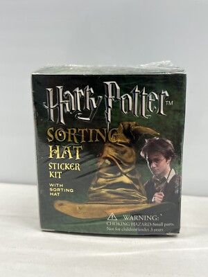 2007 Warner Brothers Harry Potter Sorting Hat Sticker Kit by Running ...