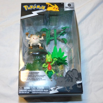 NEW Pokemon Select Wild Jungle Environment 2 Figure & Display Mankey ...