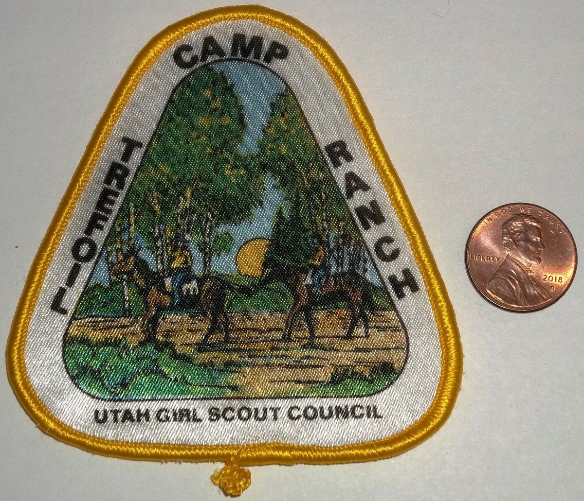 Girl Scout Trefoil VINTAGE GSA UTAH GIRL SCOUTS OF AMERICA TREFOIL