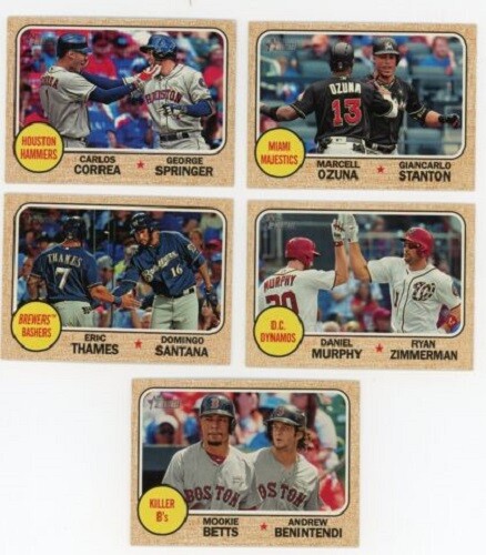 2017 Topps Heritage Baseball COMBO inserts YOU PICK *Finish Your Set ...