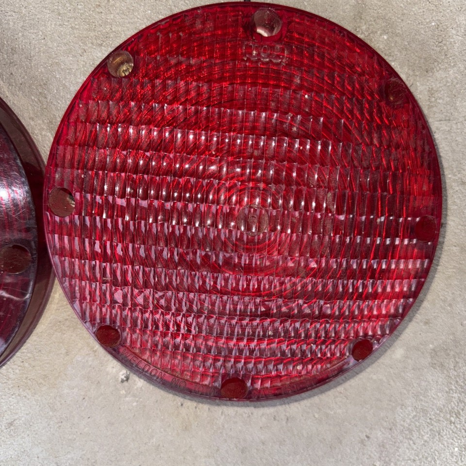 Weldon 1010 7" School Bus Brake Light Assembly Ans 1020 Lens Cover | eBay