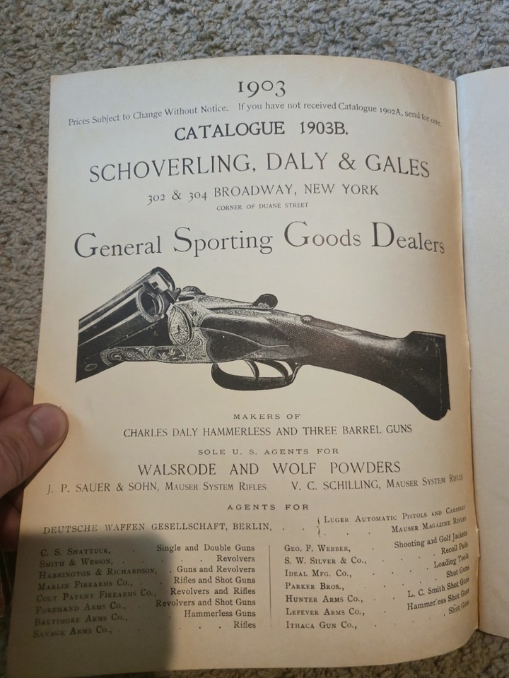 Rare Selections from Old Gun Catalogs 1880-1920 Paperback From 1977 Gun ...