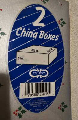 Vintage Christmas China Boxes | eBay