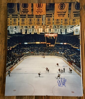 Ray Bourque 16x20 Autographed Boston Bruins Boston Garden Photo | eBay