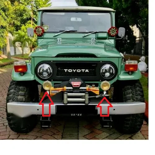 FITS FOR TOYOTA LAND CRUISER FJ40 FJ45 FJ55 BJ40 BJ45 Fog Lamp Light ...