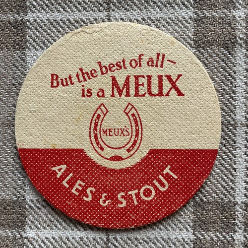 Meux Brewery Beer Mat - Cat no 1 - 1953 | eBay UK