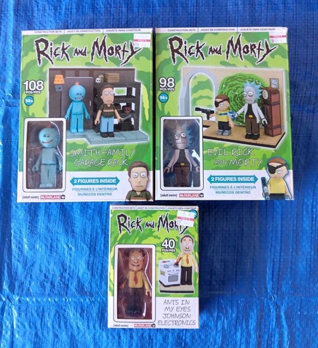 RICK AND MORTY Sets (Lot Of 3) - 40 Ants In Eyes, 98 Smith Family, 108 ...