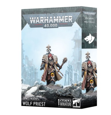 Warhammer 40K Space Wolves Wolf Priest (53-32) | eBay