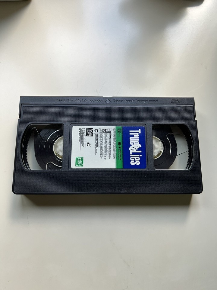 True Lies VHS Tape 1996 Arnold Schwarzenegger Jamie Lee Curtis Fox ...