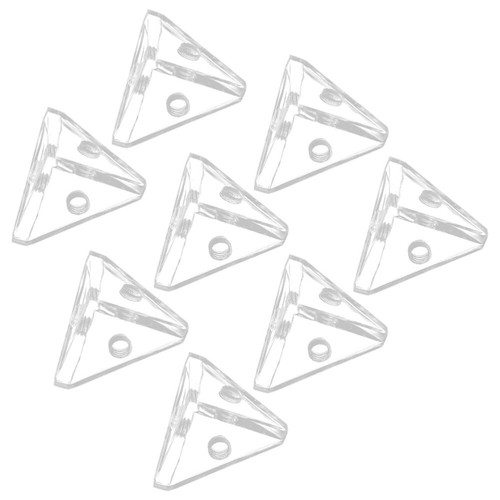 8Pcs Fixing Clear Acrylic Jewelry Box Corner Brackets Display Friends ...