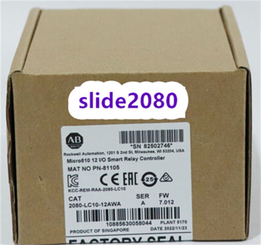New Factory Sealed AB 2080-LC10-12AWA / A Micro810 Controller ...