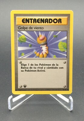 1999 Pokemon Base Set 1st Edition SPANISH Entrenador Trainer No. 93/102 ...