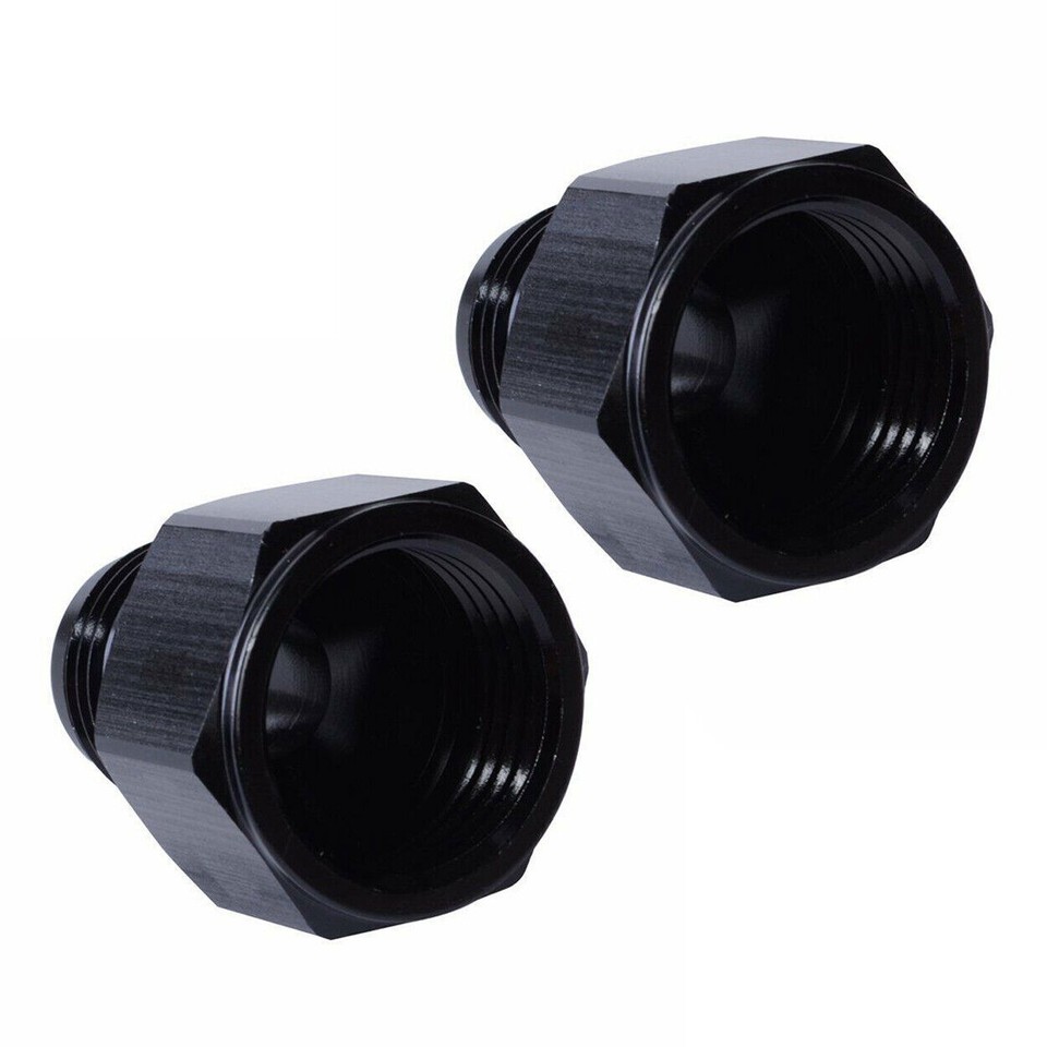 2Pcs 8AN Female to 6AN Male Flare Reducer Fitting Fuel Cell Bulkhead ...
