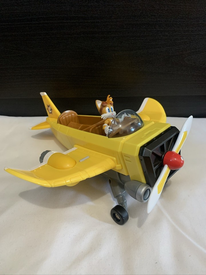 Sonic The Hedgehog Sonic Boom Tails Plane Figure Toy TOMY 2014 Used ...