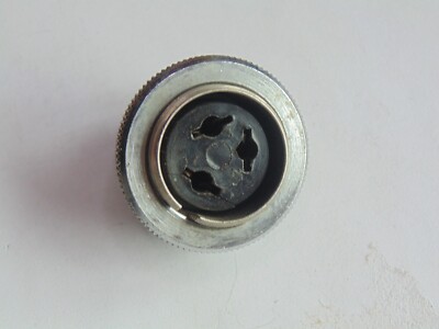 AMPHENOL 91-PC3F 3 PIN MICROPHONE RECEPTACLE JACK CONNECTOR SOCKET ...