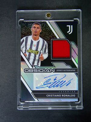 2020-21 Panini Obsidian Cristiano Ronaldo Jersey Patch Auto /20 | eBay