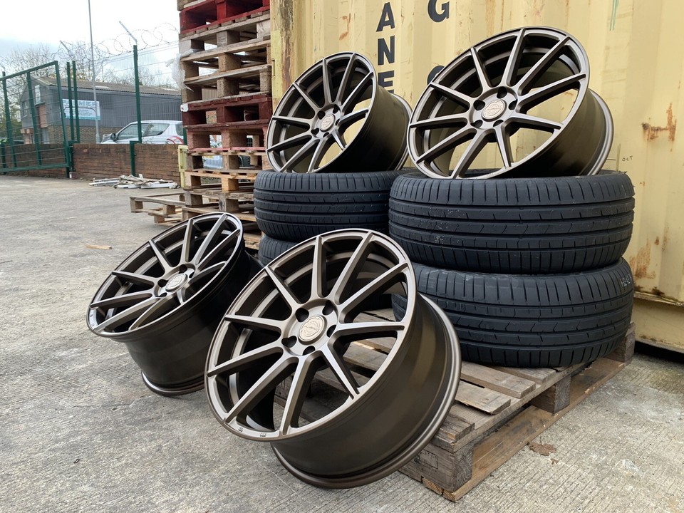 18" VW Transporter Alloy Wheels & Tyres TURISMO wheels T5 T6 T32 T28 ...