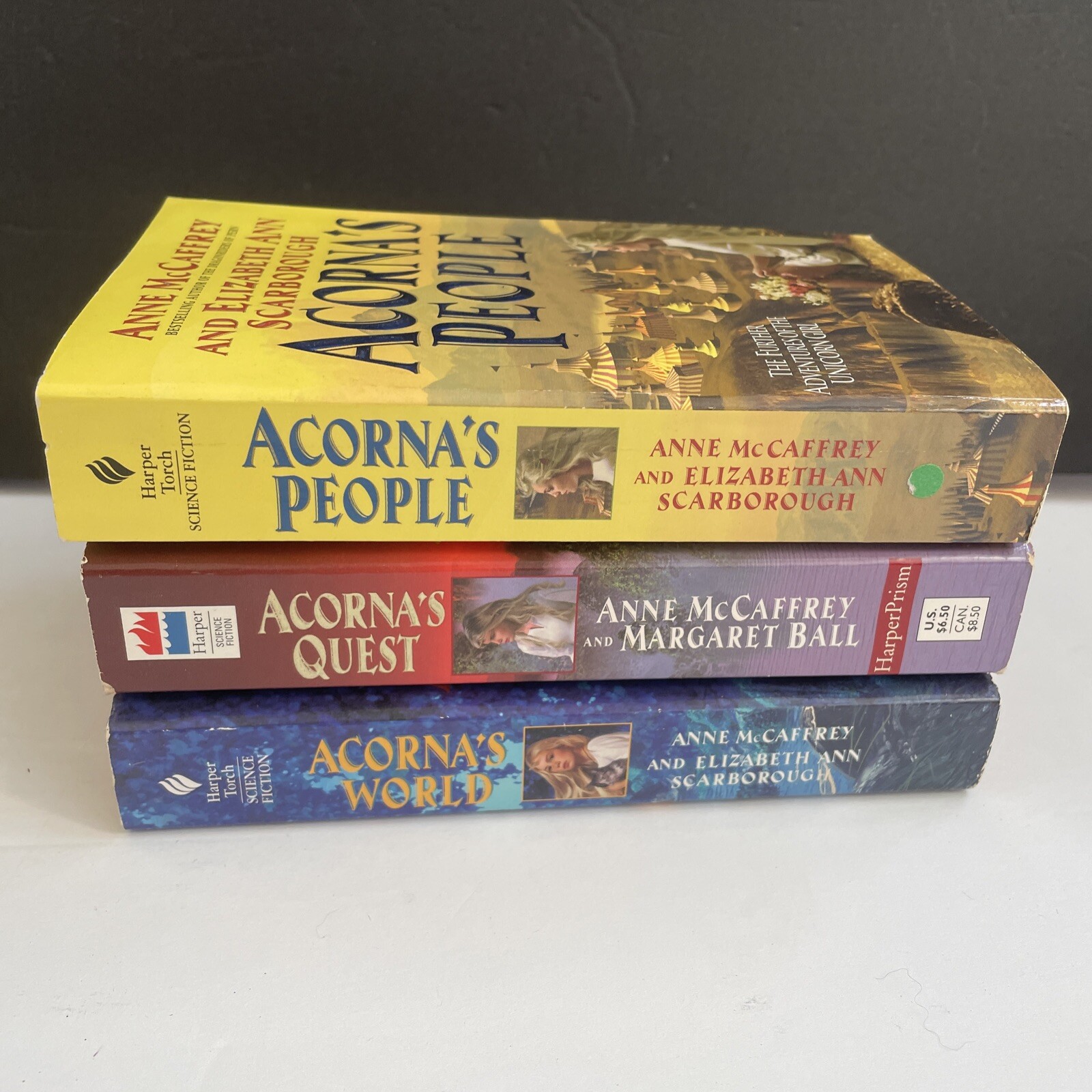 Anne McCaffrey Book Lot Sci-fi Fantasy Harper Books - Acorna’s People ...