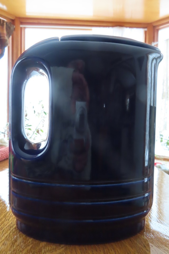 Vintage Cobalt Blue Lg. Refrigerator Pitcher Hall China Company ...