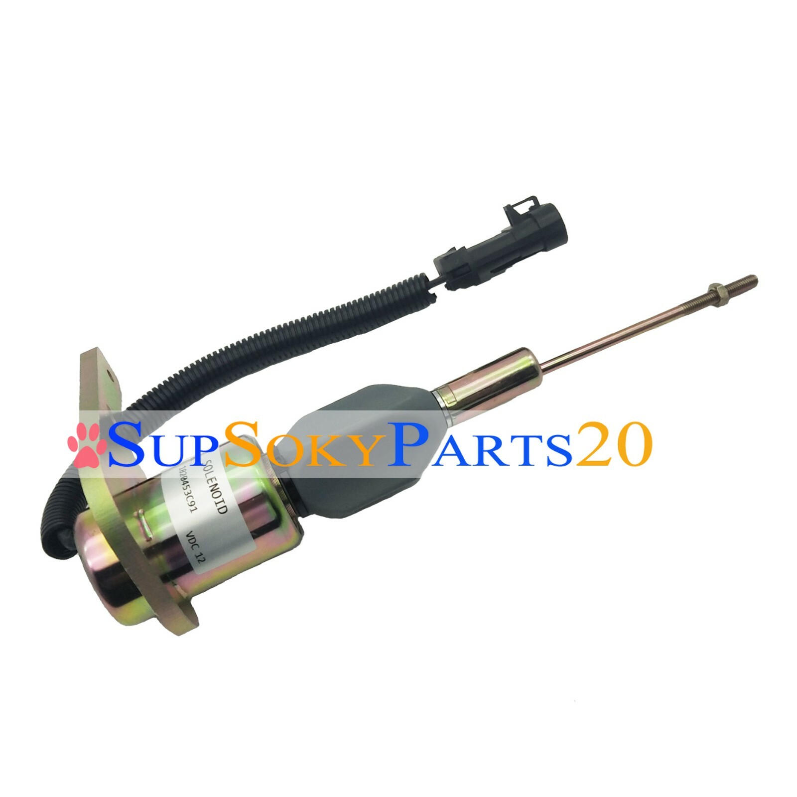 Stop Solenoid SA-4338-12 1820453C91 3913795 for Navistar DT466 Engine ...