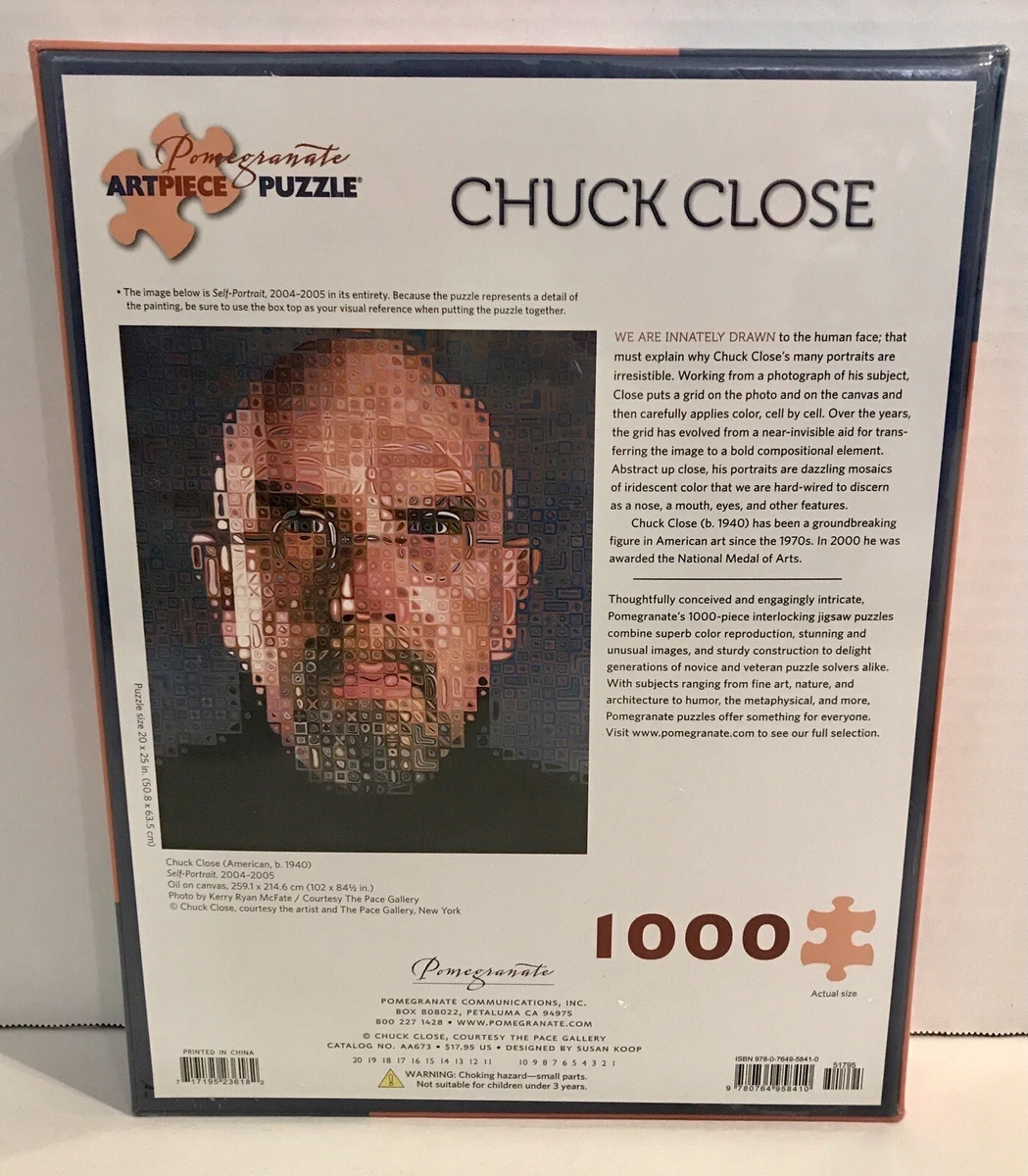 Chuck Close Self Portrait 2004