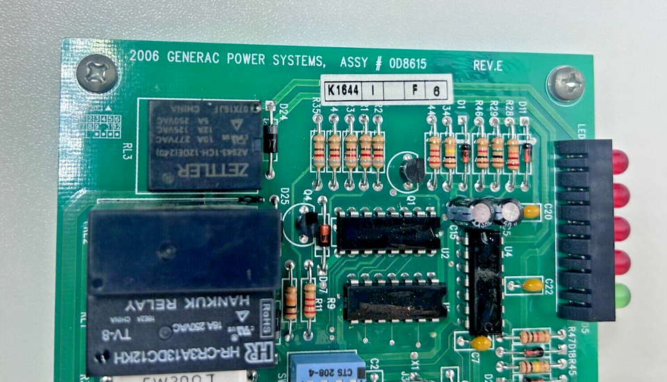 Generac 0D86150SRV Genuine ASSY PCB HSB CONTROLLER - REV.E | eBay