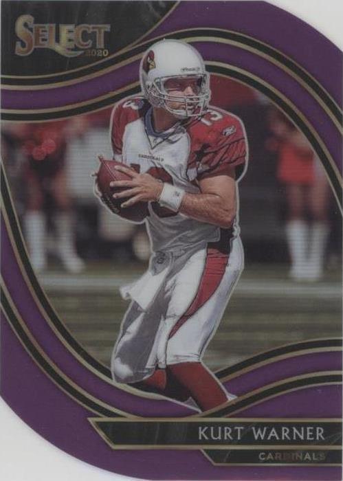 2020 Panini Select - Field Level Kurt Warner #305 Purple Prizm Die-Cut ...