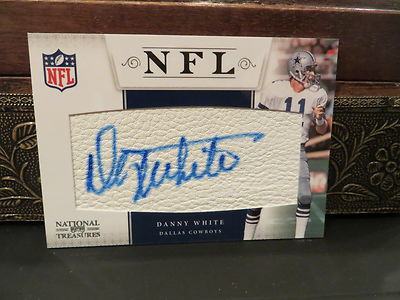 National Treasures NFL Autograph Cowboys Danny White 03/27 2011 | eBay