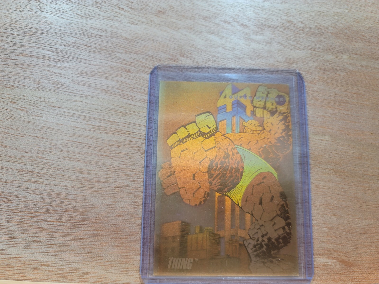 1992 Marvel Universe Series 3 H-2 Thing Hologram Trading Card Marvel ...