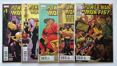POWER MAN AND IRON FIST #1-5 (NM), Marvel 2016, First Print, David ...