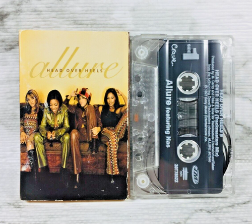 ALLURE - HEAD OVER HEELS (1997) CASSETTE SINGLE FT. NAS (GOOD CONDITION ...