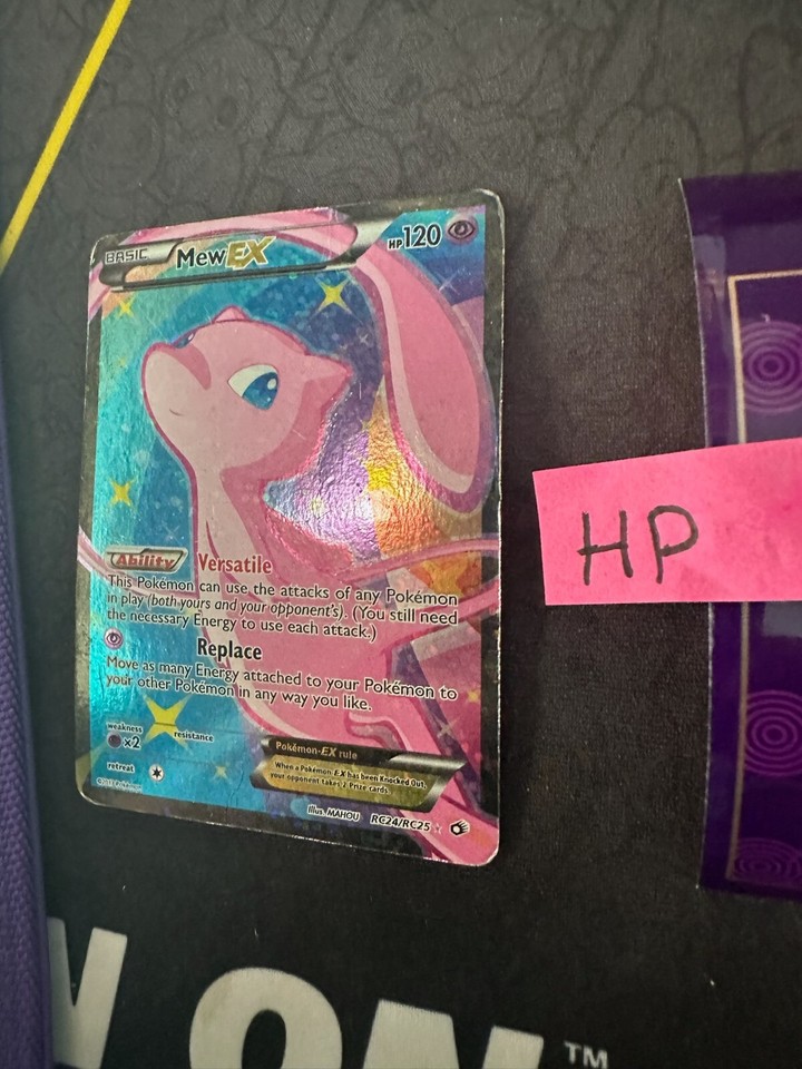 Mew EX Legendary Treasures (RC) RC24/RC25, Full Art Ultra Rare 087💎 HP ...