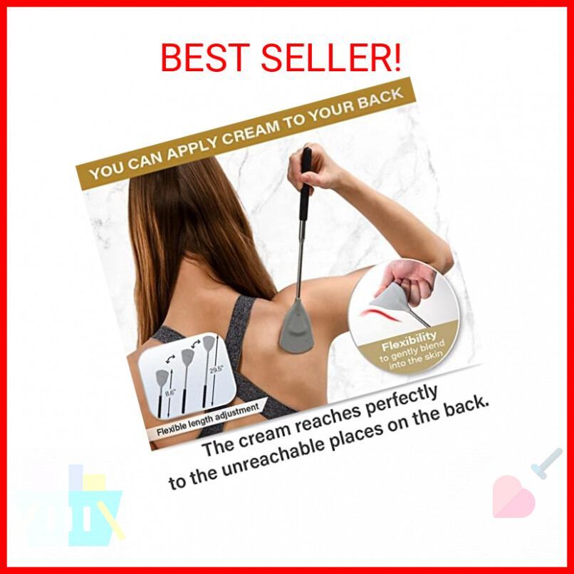 ROUNDS Cream Applicator for Back Telescopic Stick for Lotion Ointment ...