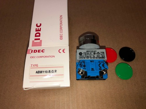 IDEC Corporation ABW110-B.G.R Pushbutton Switch 22 mm Flush 1 N.O. | eBay