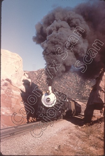 Duplicate slide- ATSF Santa Fe 2-6-2 1010 & Death Valley Special In ...