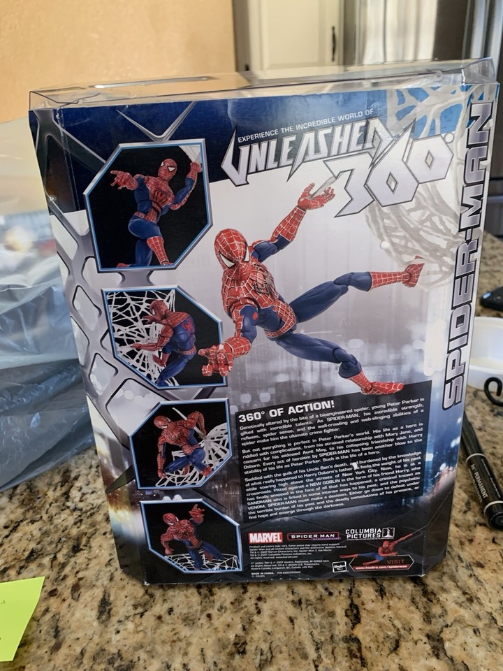 Marvel Legends Unleashed 360 8" Action Figure Spider-Man 3 Movie 2007 ...