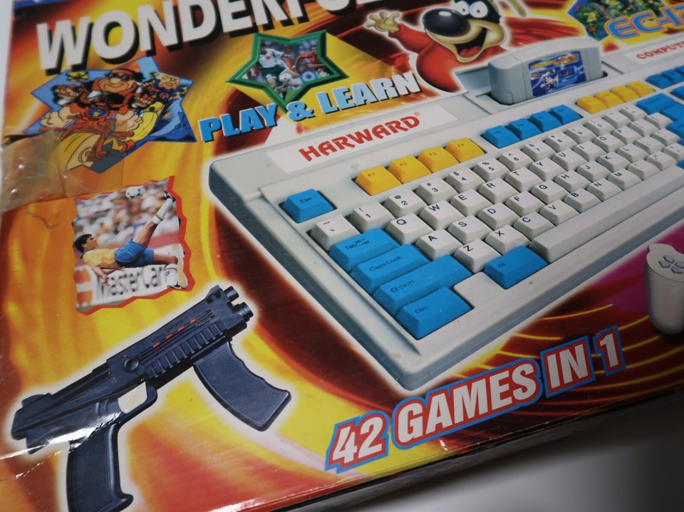 Vintage Famiclone Console 8 bit Dendy Game Keyboard Harward Family ...