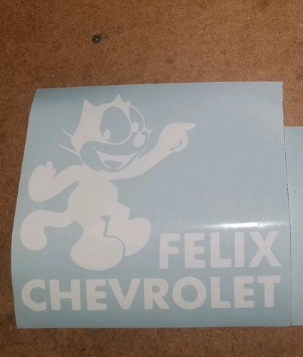 6" Felix Chevrolet, Felix The Cat Vinyl Decal | eBay