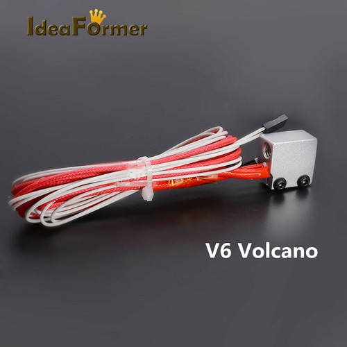 3D Printer 12/24V Heat Tube+Thermistor+Heat Block For Volcano Hot End J ...