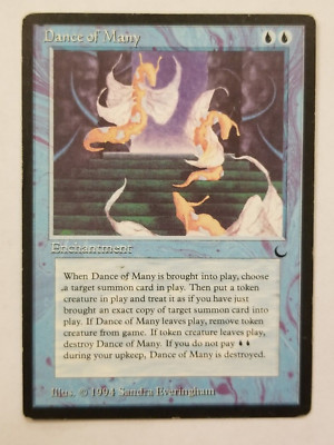 Dance of Many The Dark Very Light Play MTG Magic the Gathering Blue ...