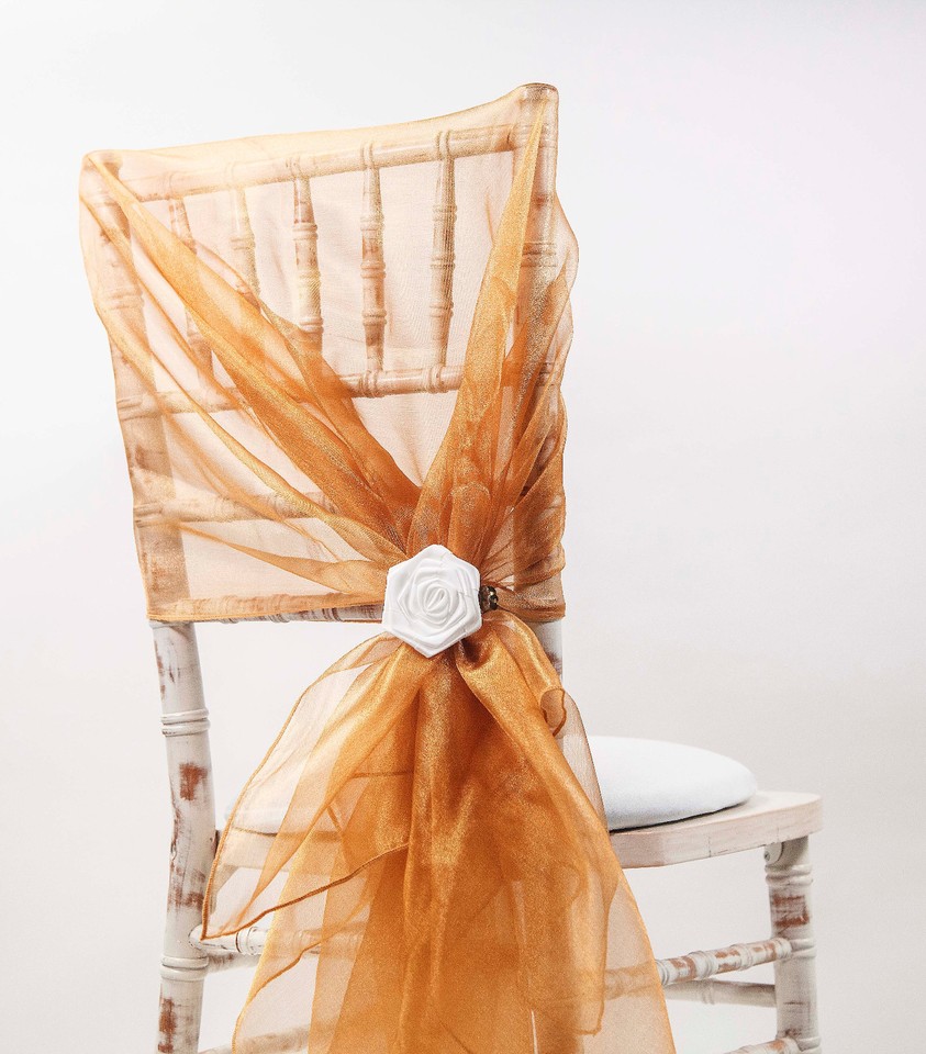 CHAIR COVER HOOD ORGANZA VARIOUS COLOURS WEDDING EVENT VENUE CHAIR ...