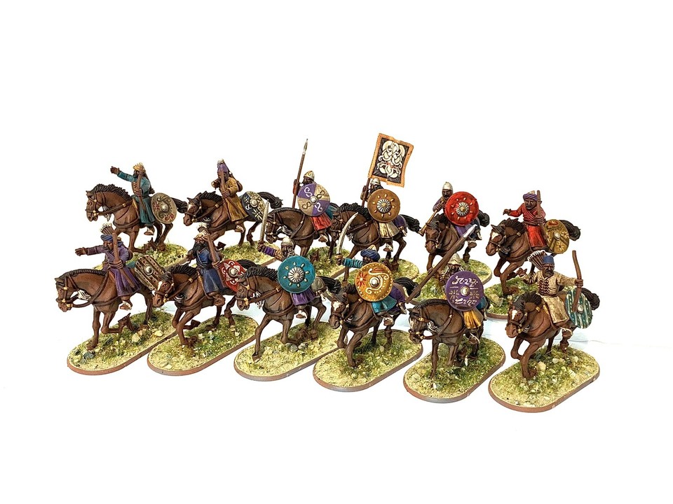 MEDIEVAL ARAB/SARACEN STARTER ARMY 52 28mm painted historical DARK AGE ...