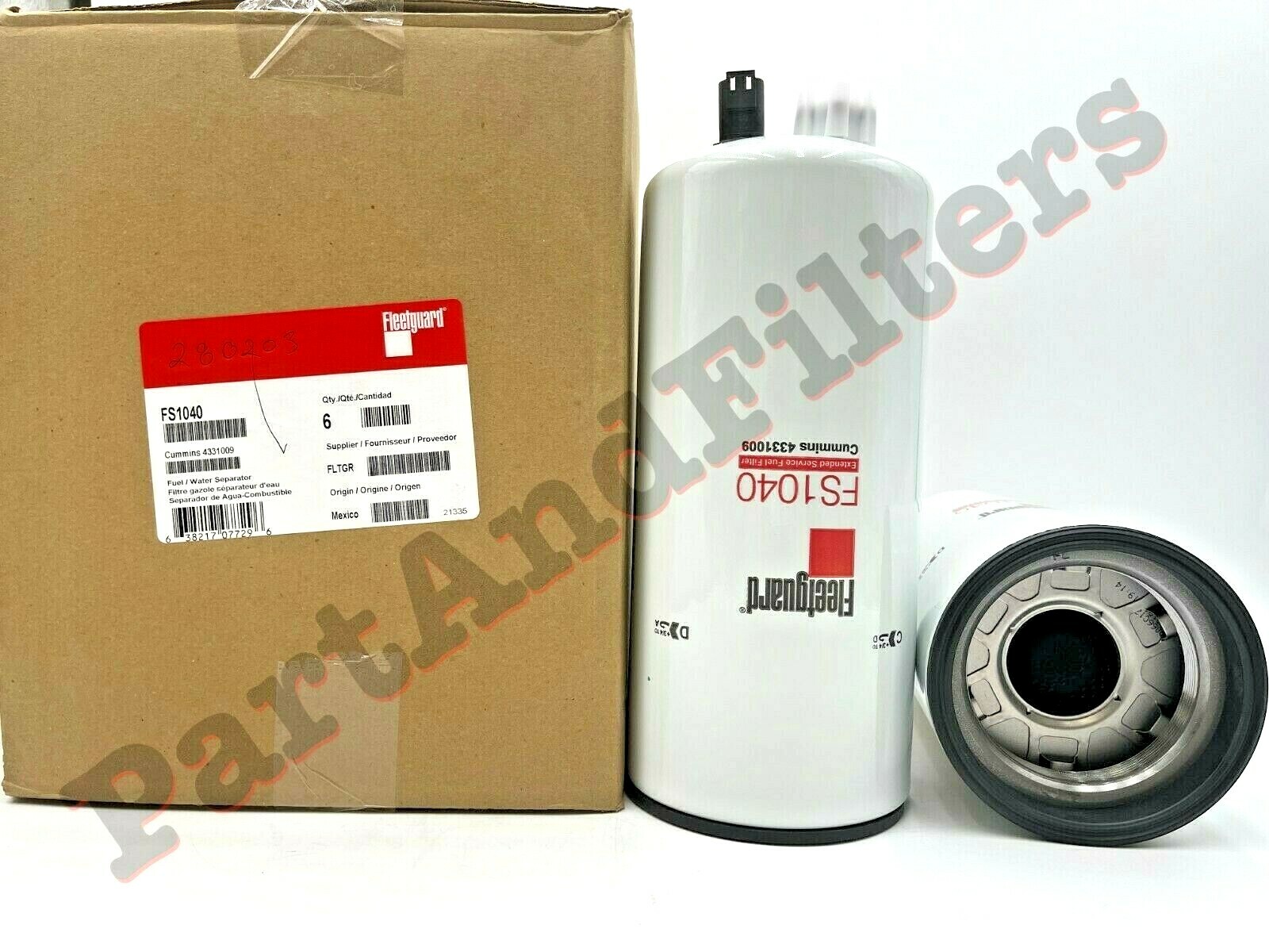 Fleetguard Fuel Filter FF5686 - Cummins Replacement BF9860 (PACK OF 6 ...