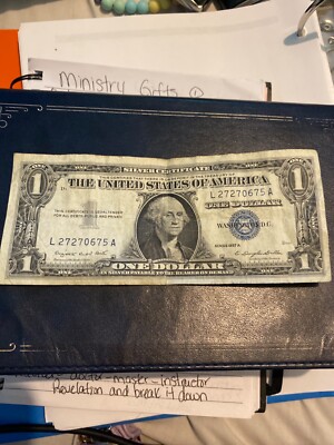 1957 Rare Blue Note $1 Dollar Bill Silver Certificate Series A | eBay